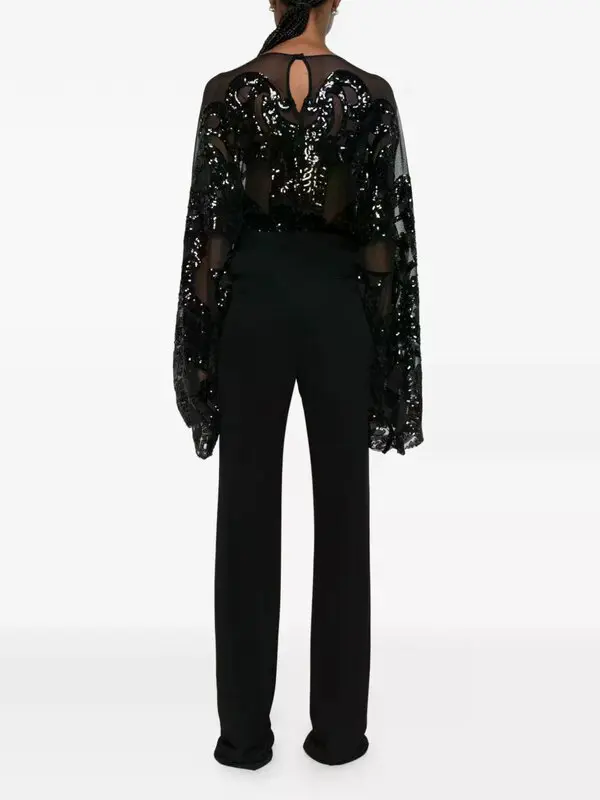 Norma Kamali Sequin Embellished Bodysuit