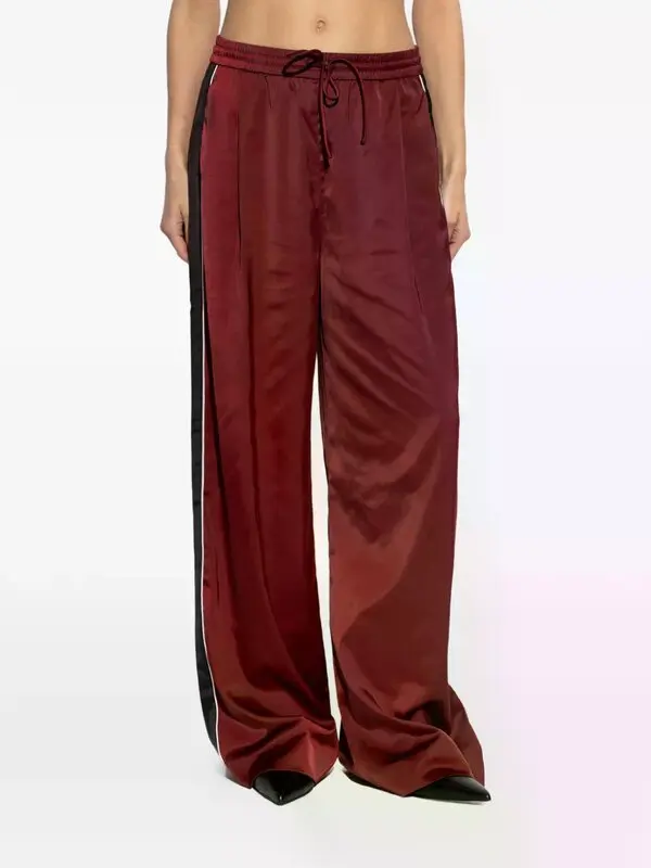 GESTUZ Drawstring Waist Wide Leg Trousers
