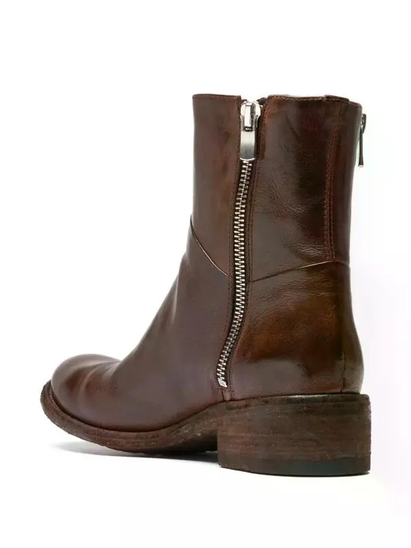 Officine Creative Lison Zip Leather Boots
