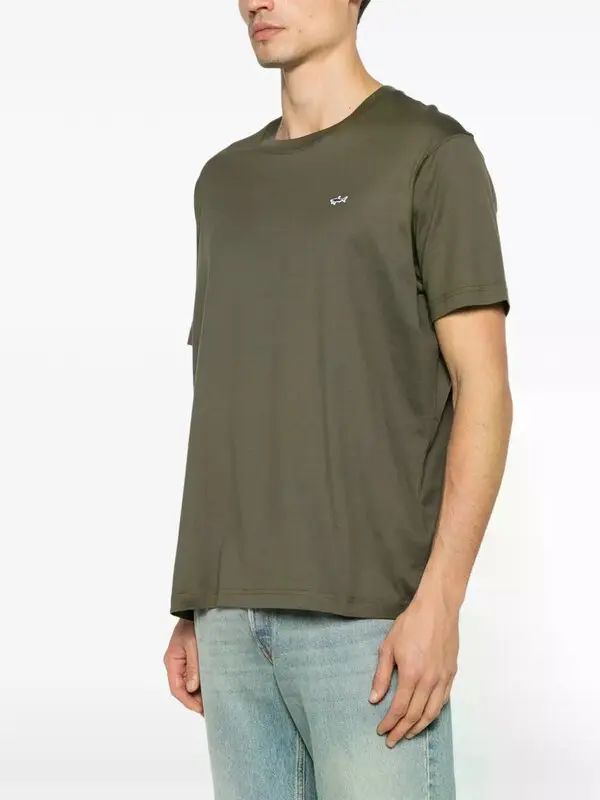 Paul & Shark Logo-detail T-shirt - Green