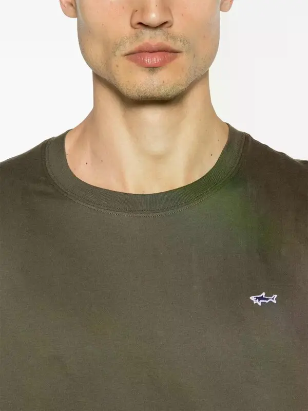 Paul & Shark Logo-detail T-shirt - Green