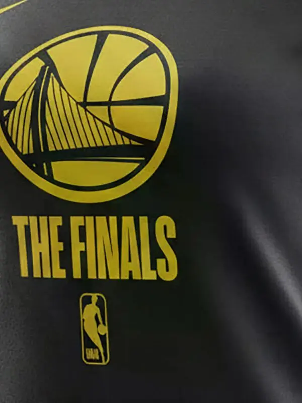 Nike Nba Golden State Warriors V-neck T-shirt - Black