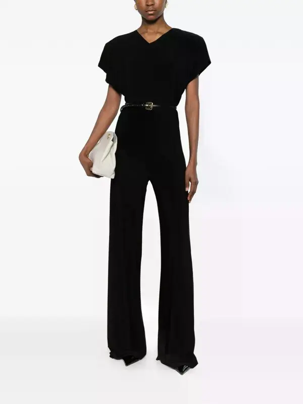 Norma Kamali Cap Sleeve Jumpsuit