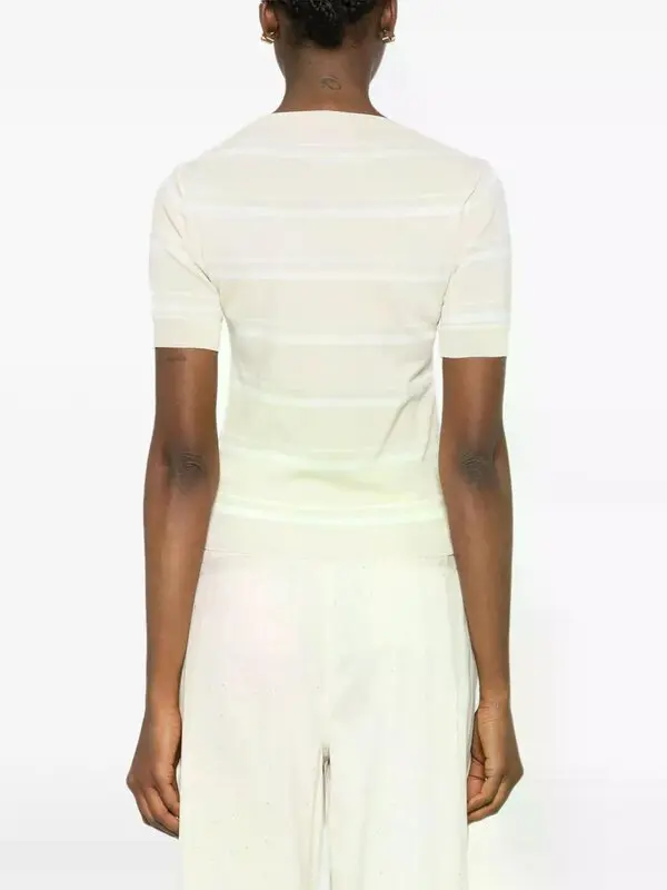 ERMANNO FIRENZE Striped Knit T-shirt
