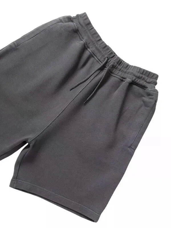 POWER GOODS Loopback Cotton Shorts With Drawstring Waist