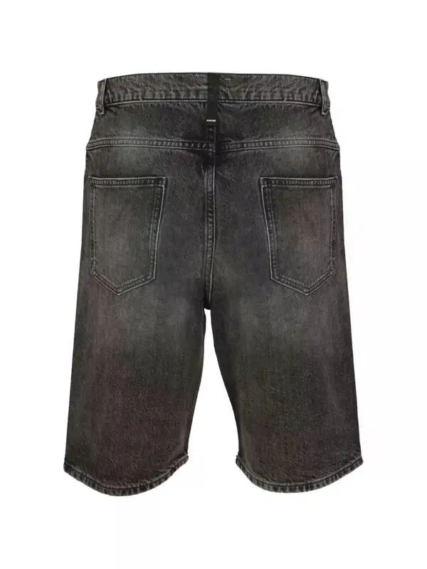 AMISH SUPPLIES Relaxed Fit Washed Denim Shorts