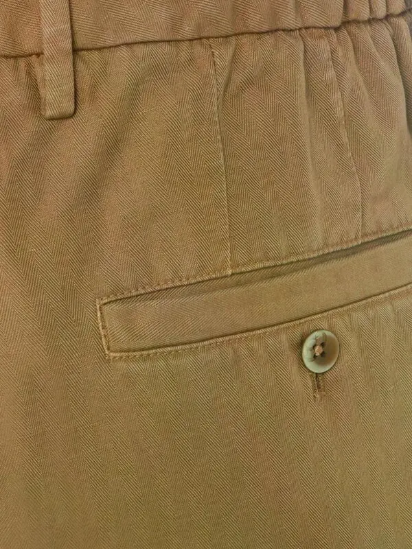 GTA Pleated Trousers With Button Detail