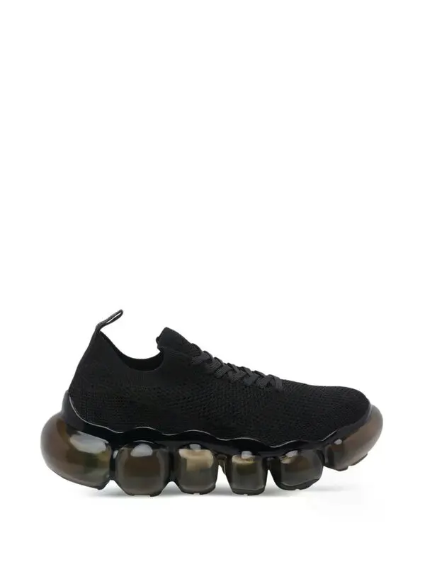 GROUNDS Lace-up Round-toe Sneakers