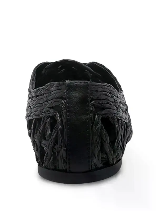 PALOMA BARCELO Cora Sneakers With Raffia Detailing