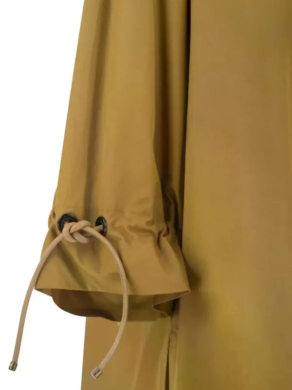 Max Mara Cotton Blouse With Polo Collar And Raglan Sleeves - Brown