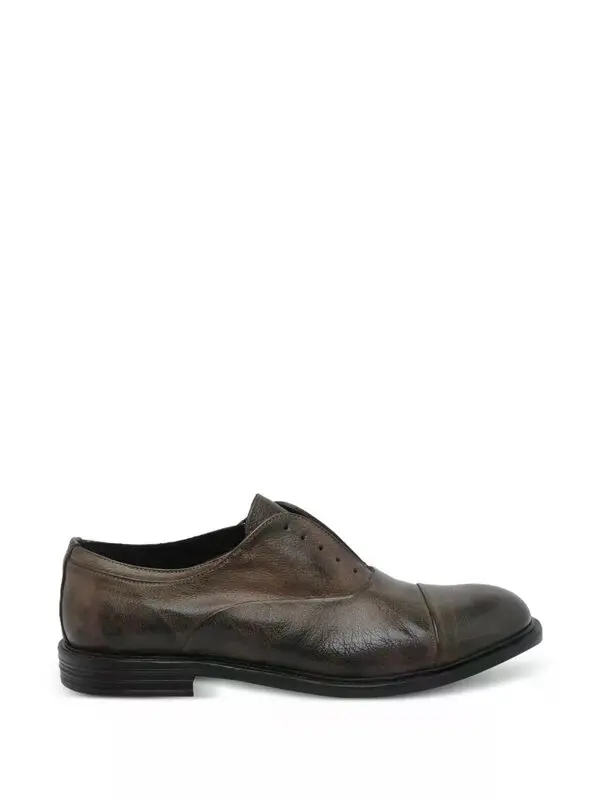 PAWELK'S Leather Derby Shoes
