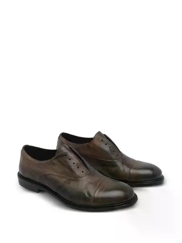 PAWELK'S Leather Derby Shoes