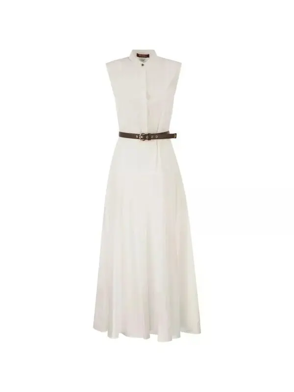 Max Mara Belted Maxi Dress