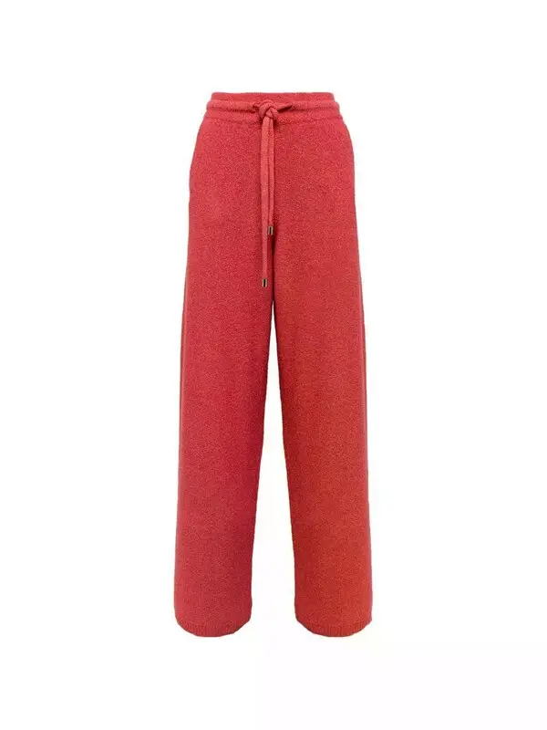 LANEUS Knitted Track Pants - Pink