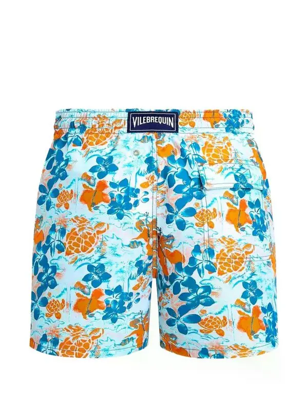 Vilebrequin Floral Print Swim Shorts - White