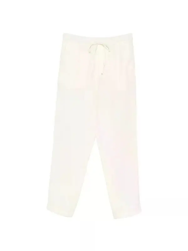 120% Lino Drawstring Trousers - Neutrals