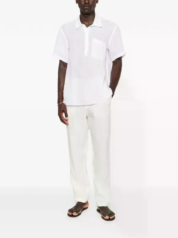 120% Lino Drawstring Trousers - Neutrals