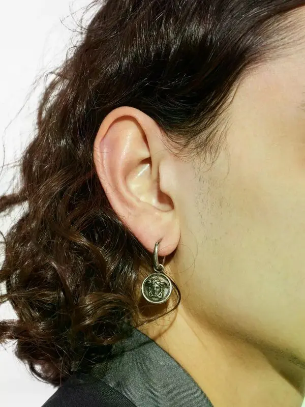 Versace Medusa Hoop Earrings