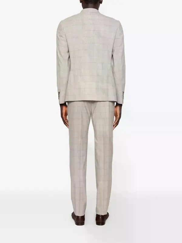 REVERES 1949 Double-breasted Patterned Suit