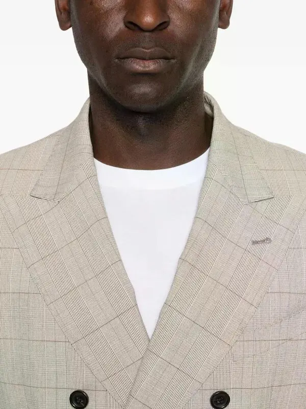 REVERES 1949 Double-breasted Patterned Suit