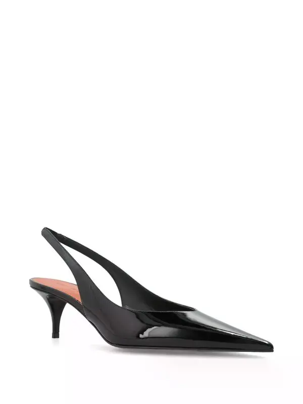 Amina Muaddi Anok Slingback Pumps - Black