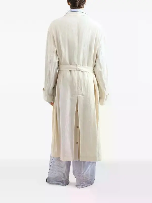 Dolce & Gabbana Cotton-linen Trench Coat