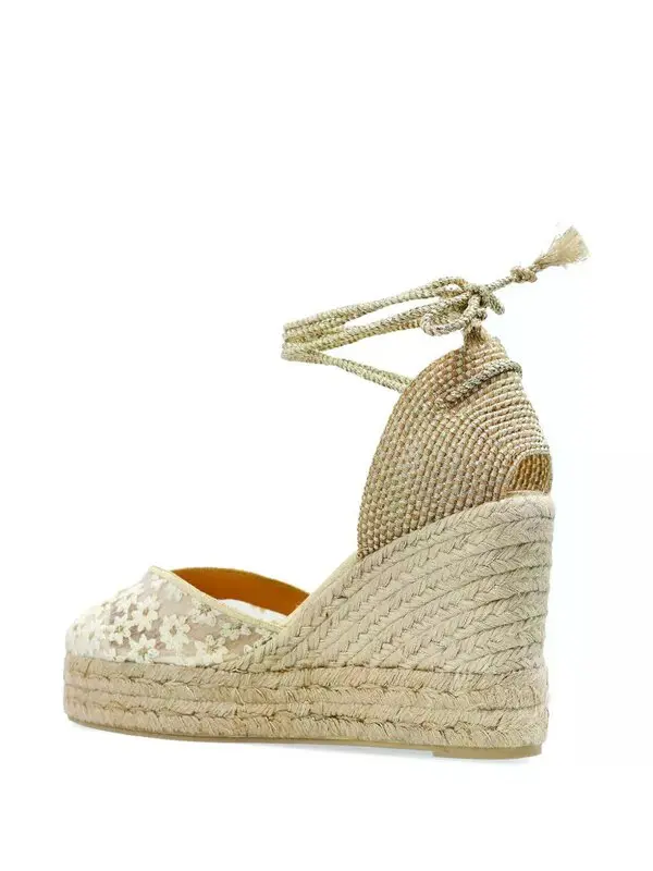 CastaÑer Clair Floral Lace Espadrille