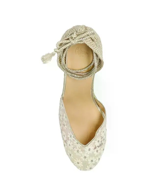 CastaÑer Clair Floral Lace Espadrille