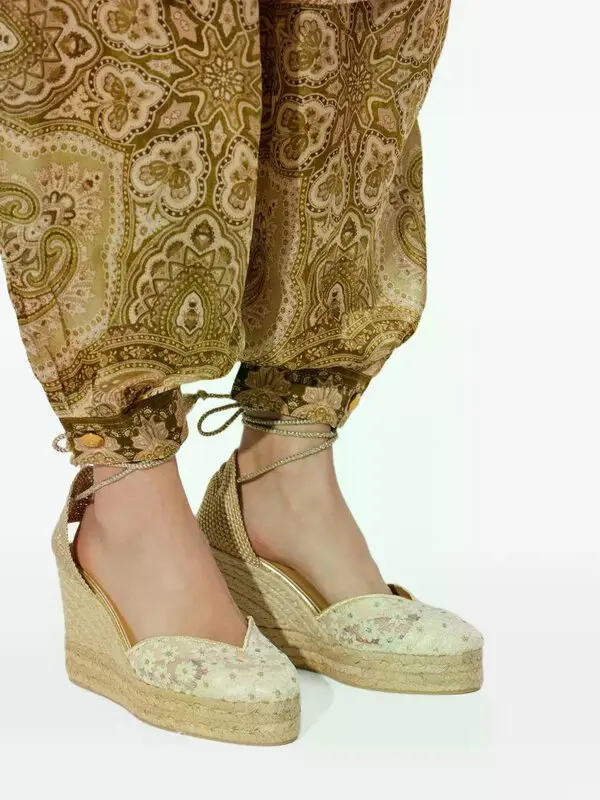 CastaÑer Clair Floral Lace Espadrille
