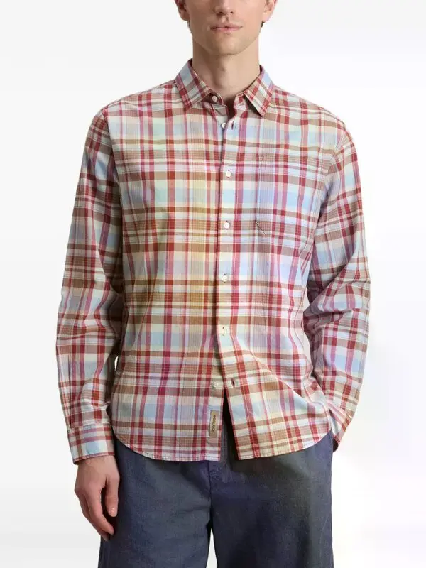 Woolrich Checked Patch Cotton Shirt