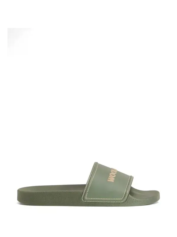 Woolrich Logo Slide Sandals