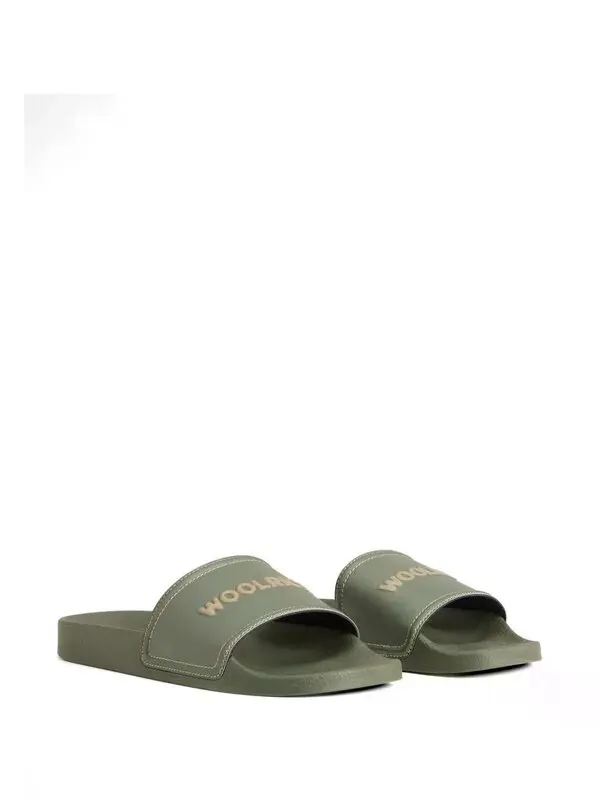 Woolrich Logo Slide Sandals