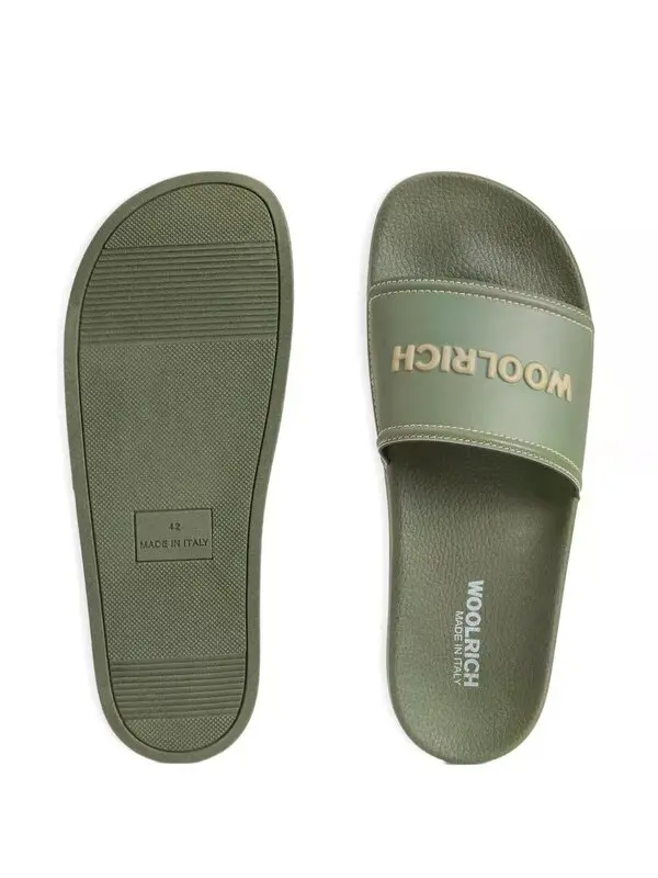 Woolrich Logo Slide Sandals