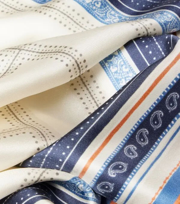 TOTEME Printed Silk Twill Scarf - Multicoloured