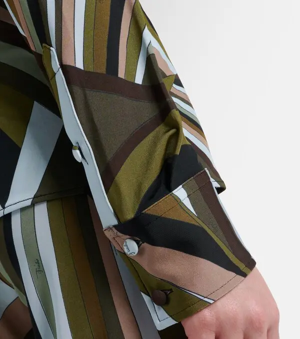Emilio Pucci Marmo Silk Shirt