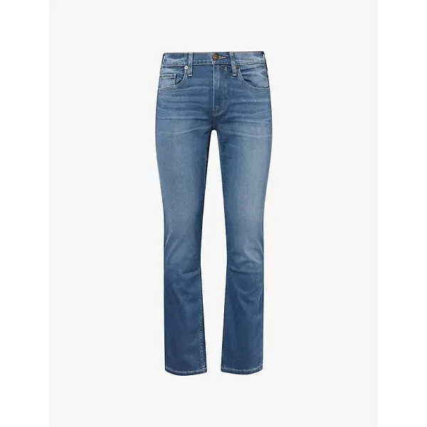 Paige Normandie Straight-leg Stretch-denim Blend Jeans