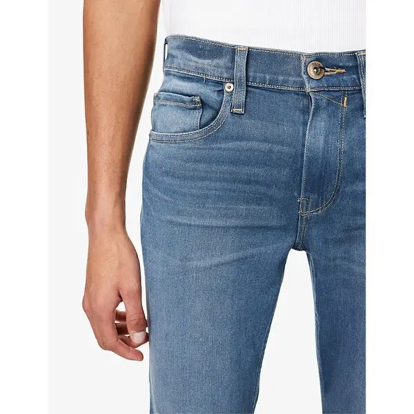 Paige Normandie Straight-leg Stretch-denim Blend Jeans