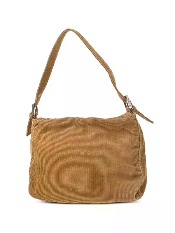 Fendi Corduroy Handbag - Neutrals