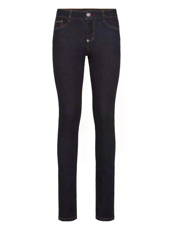 Philipp Plein Logo Plaque Jeans