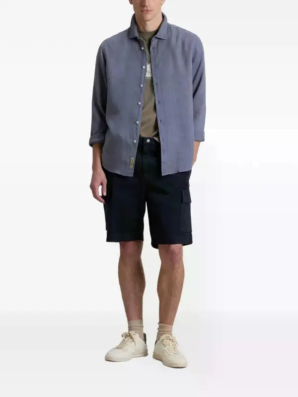 Woolrich Button Long-sleeved Shirt - Blue