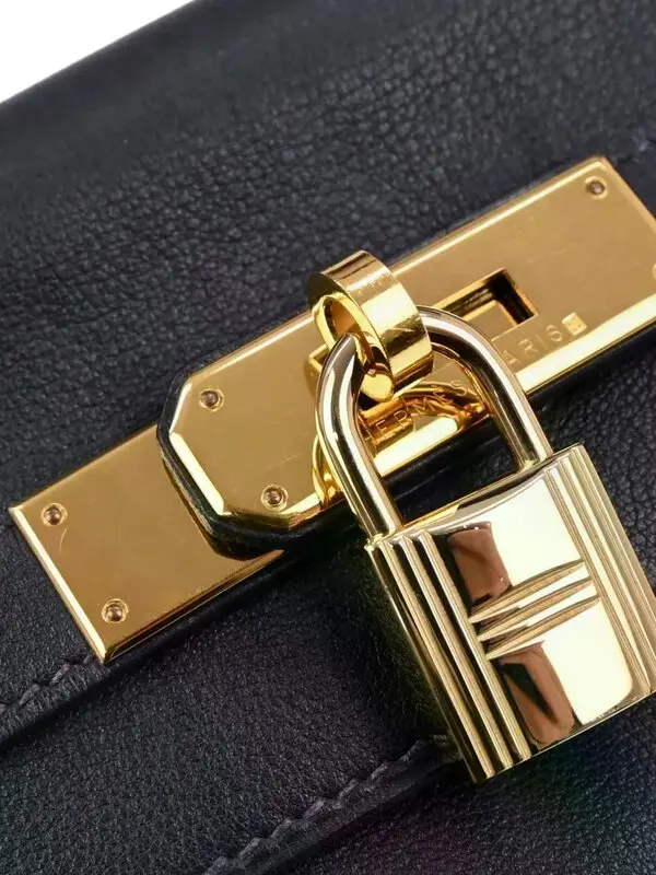 Hermès 1998 32 Kelly Gulliver-leather Tote Bag - Blue