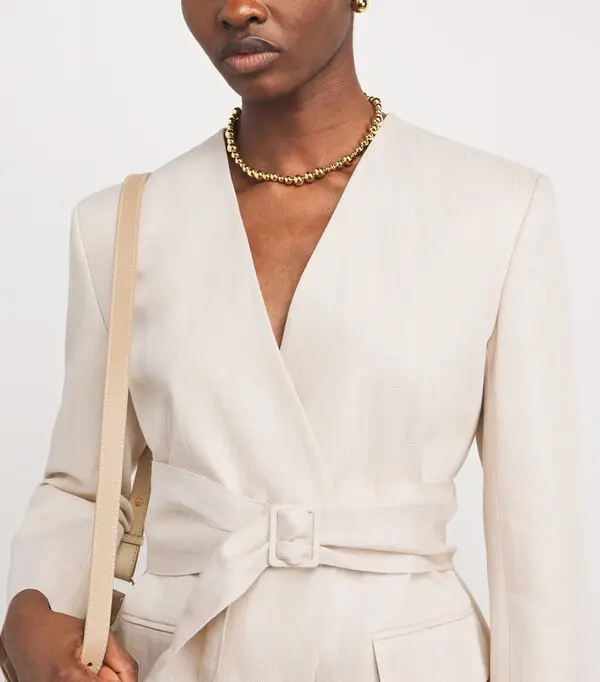Claudie Pierlot Kimono-collar Jacket - White