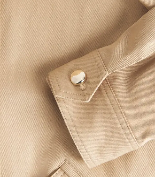 Maje Cotton High-neck Bomber Jacket
