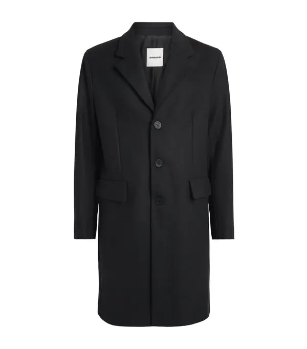 Sandro Wool-blend Tailored Coat