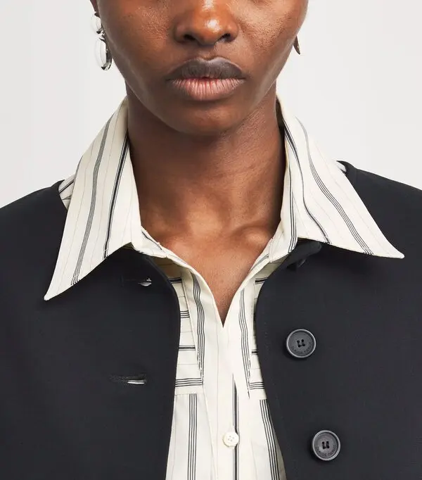 Claudie Pierlot Cropped Round-neck Jacket