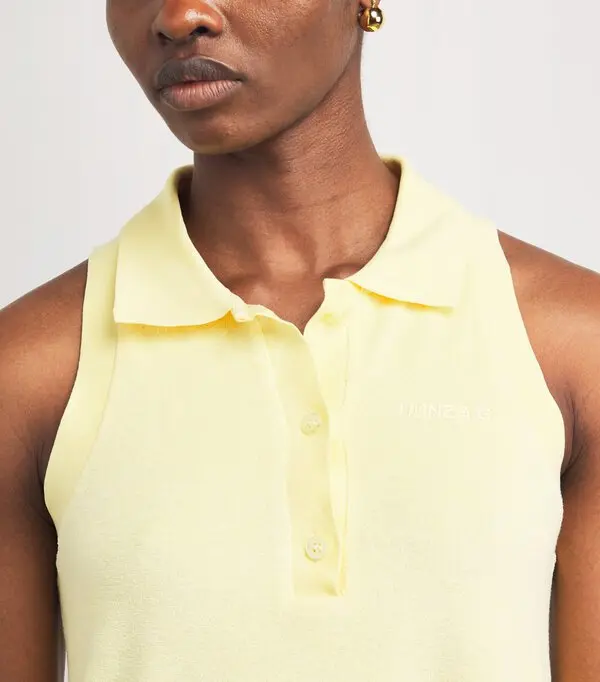 Hunza G Towelling Mini Dress - Yellow