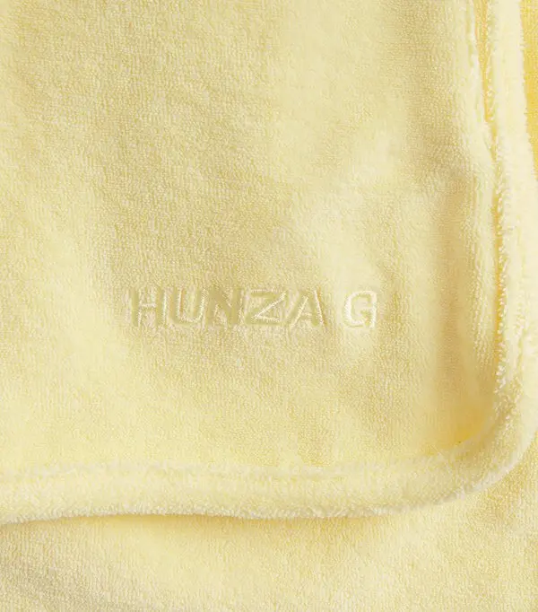 Hunza G Cotton Terry Towelling Shorts - Yellow