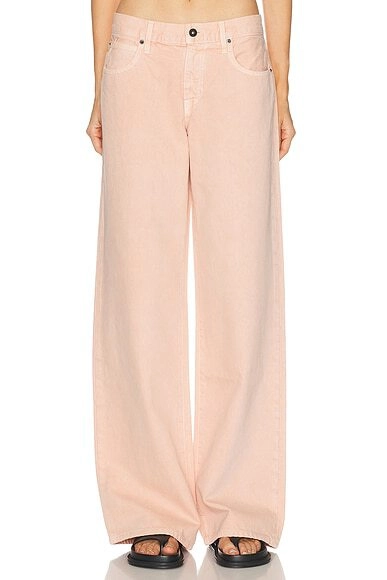 SLVRLAKE Mica Wide Leg Jeans - Desert Rose
