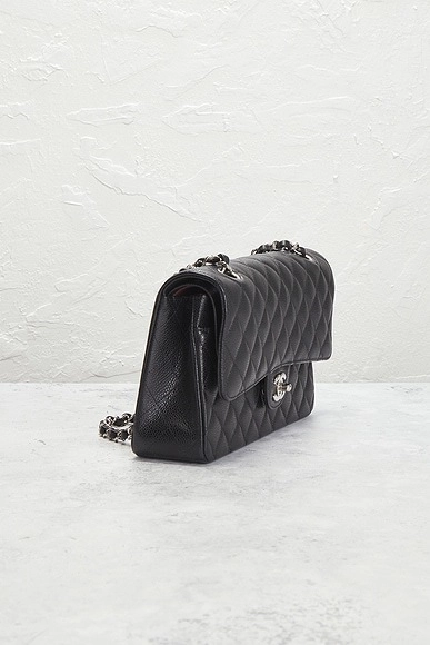 Chanel Caviar Medium Classic Double Flap Bag - Black