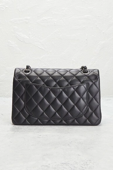 Chanel Lambskin Small Classic Double Flap Bag - Black